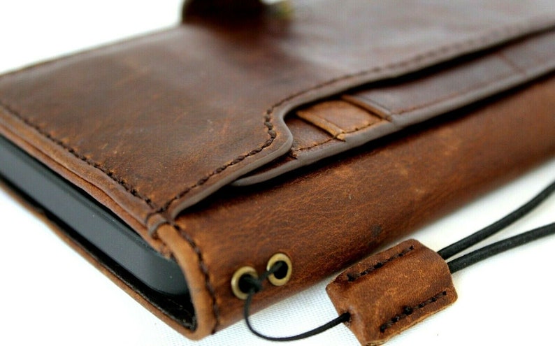Genuine Full Handmade Leather Case For Apple Iphone 12 Wallet Etsy
