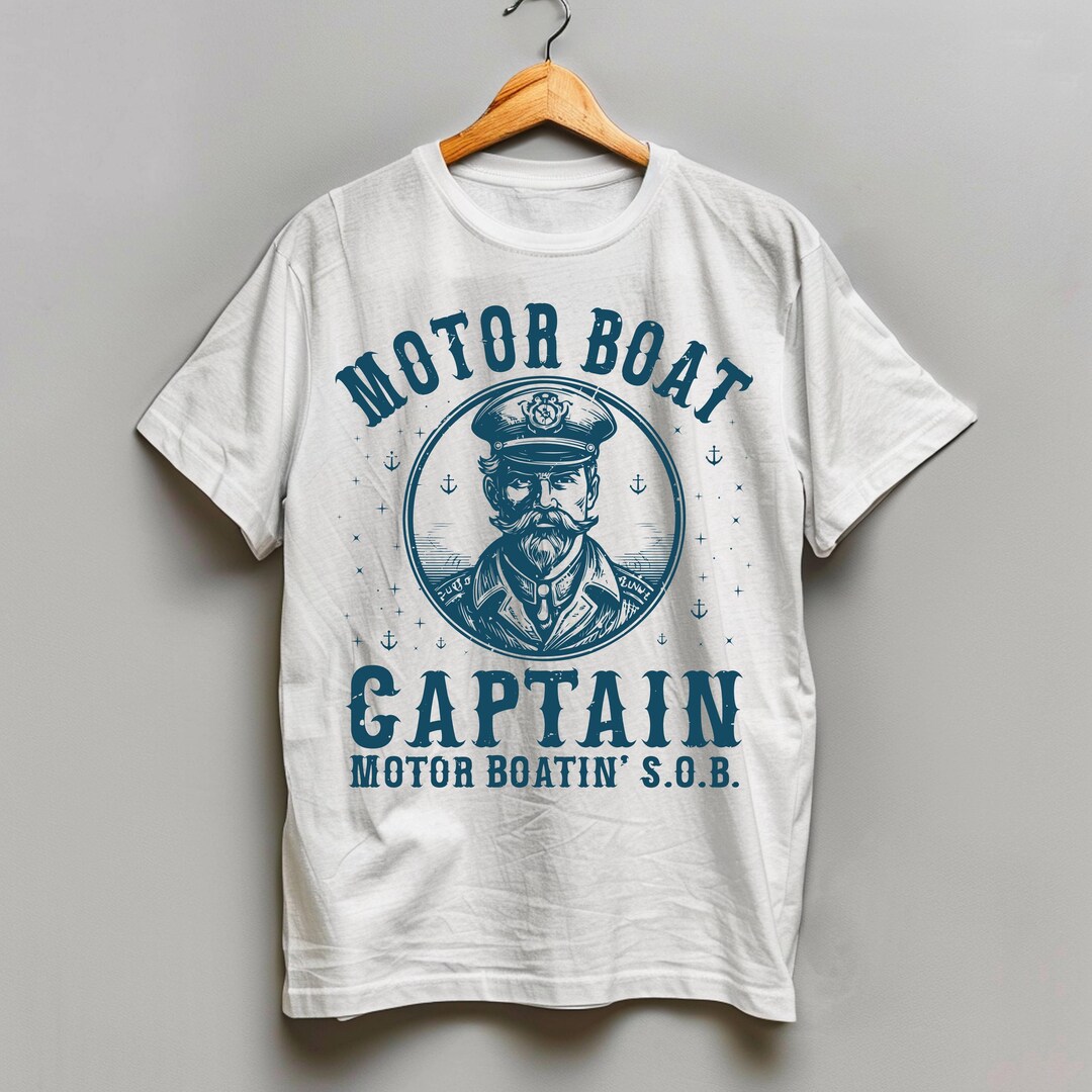 Motor Boat Captain Unisex Shirt, Family Cruise Shirt, Funny Captain ...