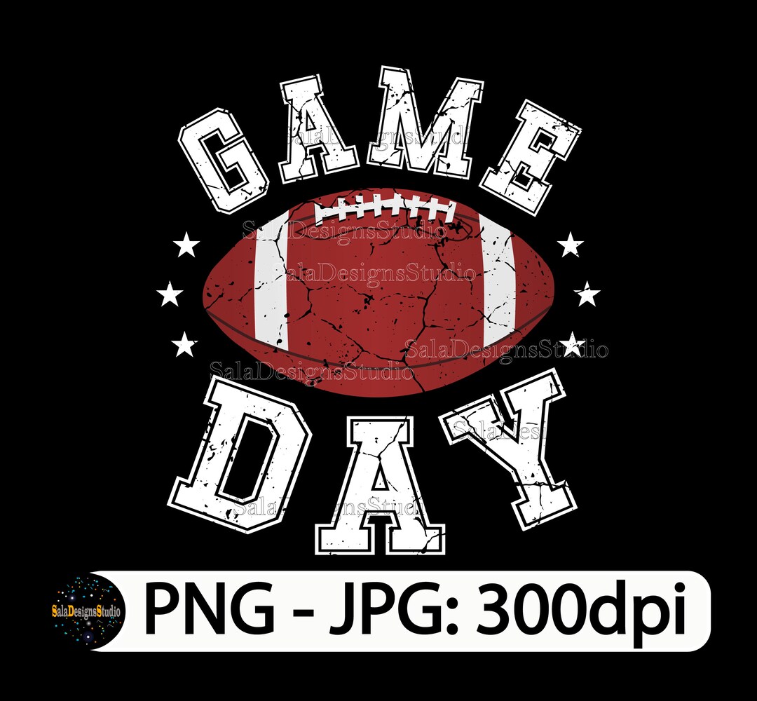 Retro Varsity Game Day Football Png, Game Day Png, American Football ...