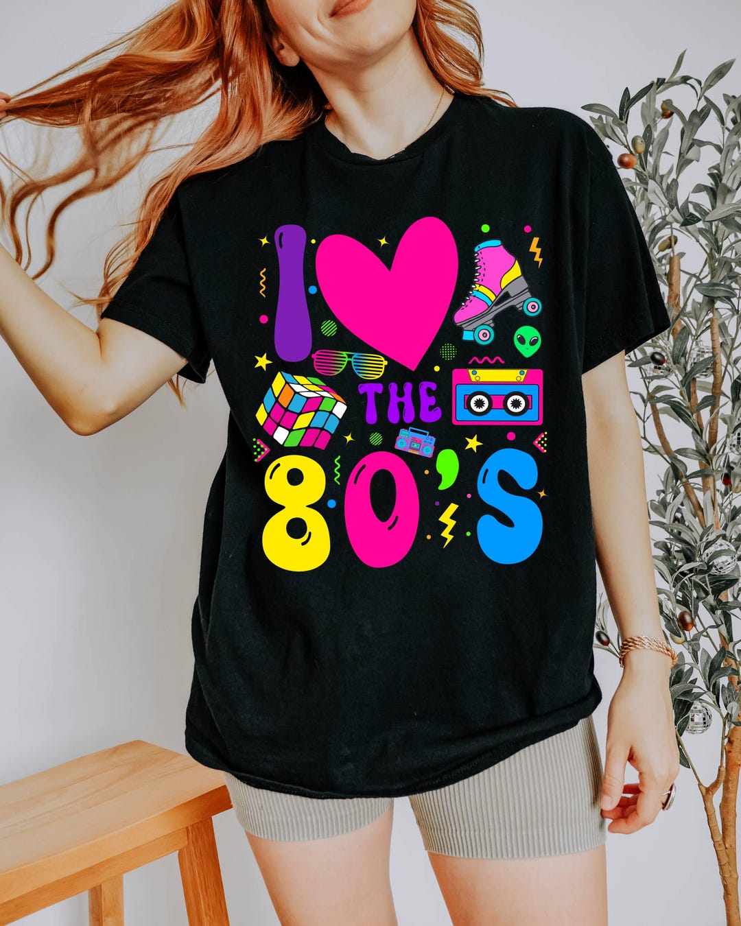 I Love the 80's Unisex Shirt, 80s Party Shirt, Born in 80s, 80s Shirt ...