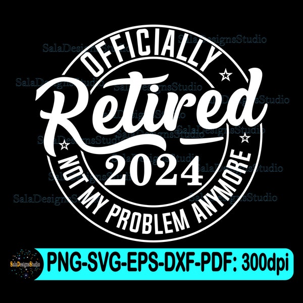 Officially Retired 2024 Png - Etsy