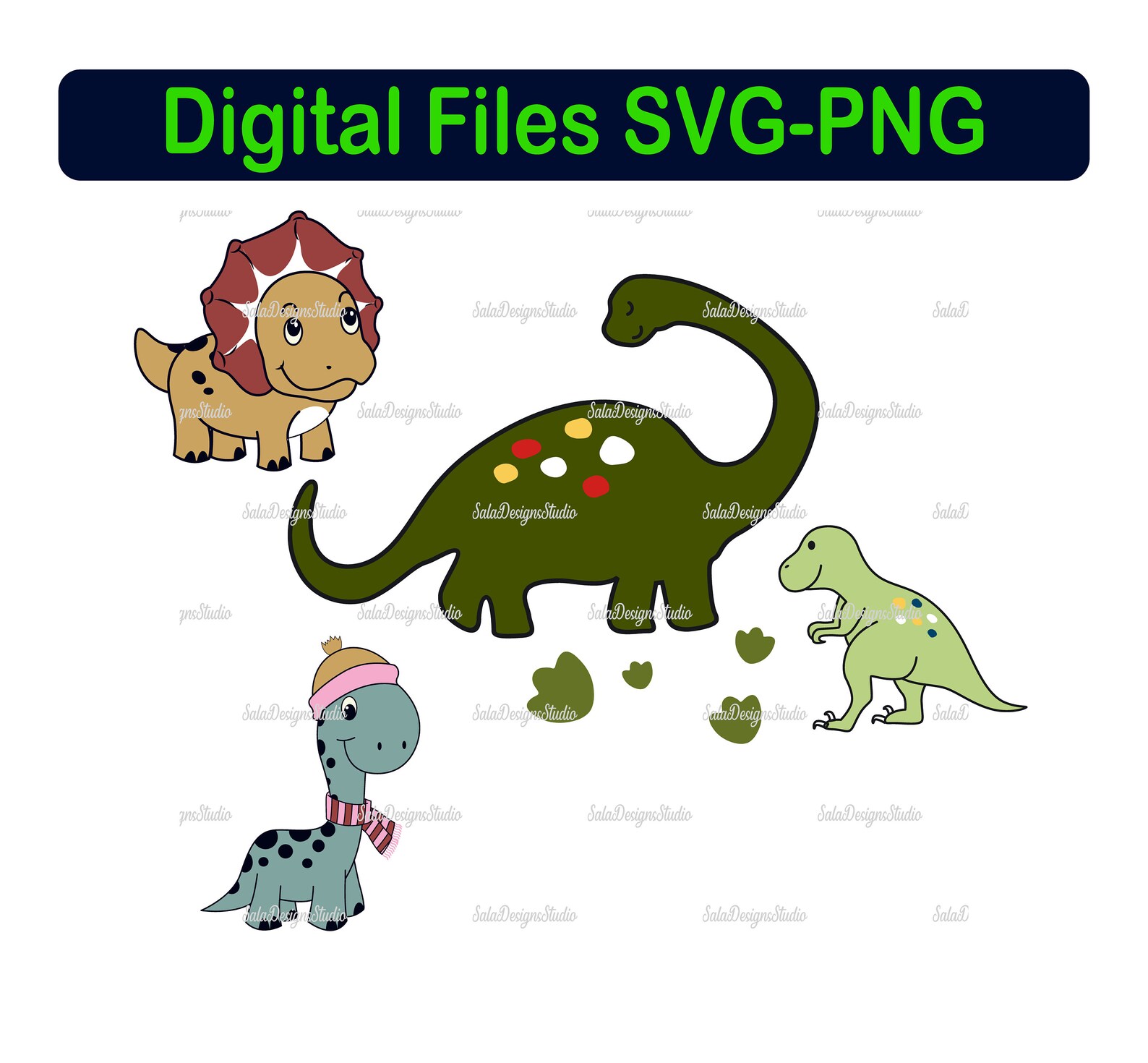 Dinosaur Svg Bundle Dinosaur Cut Files Dinosaur Clipart Svg - Etsy