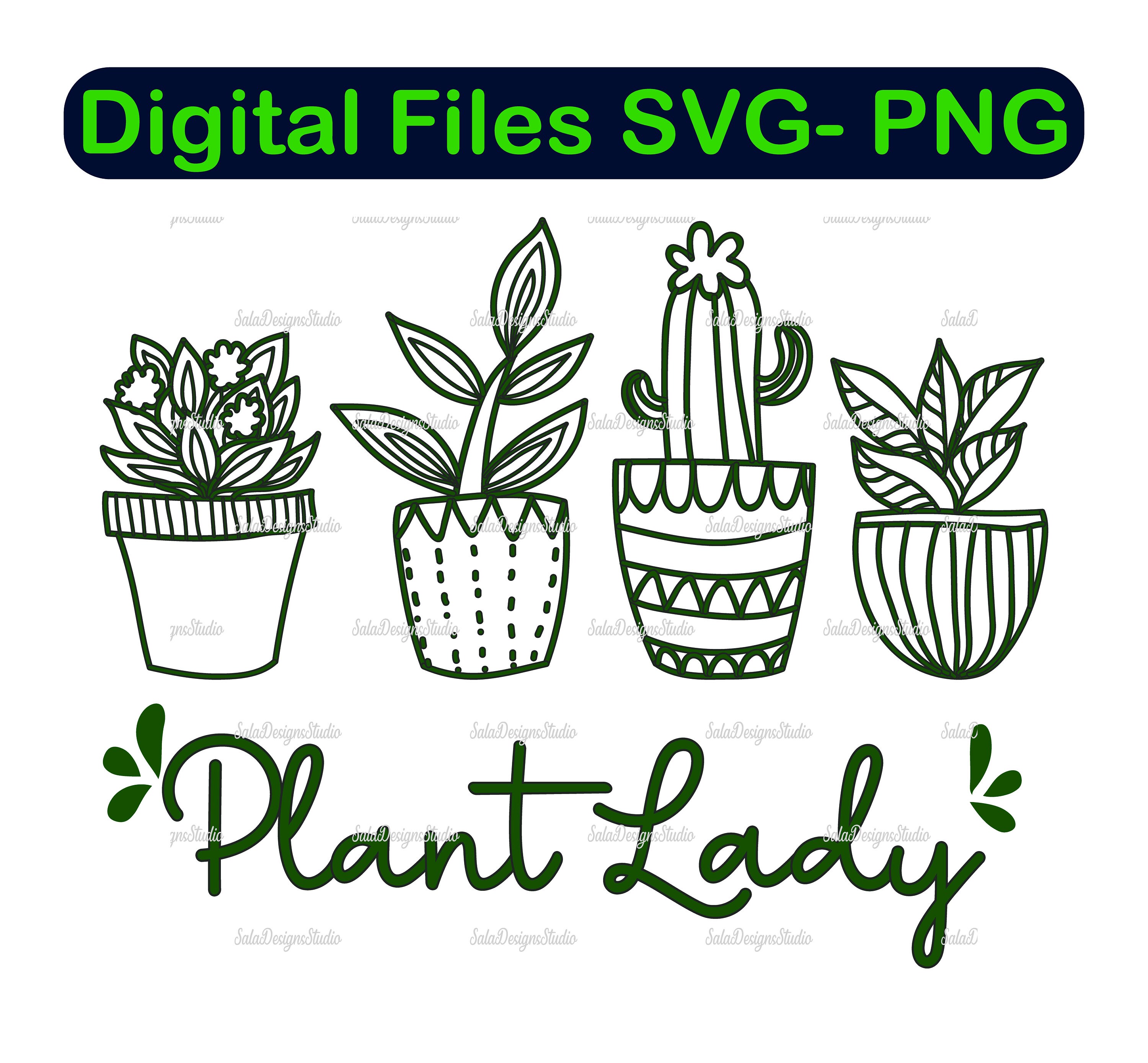 Plant Lady SVG Plant Lady Png Gardening Svg Plant Mom Svg - Etsy