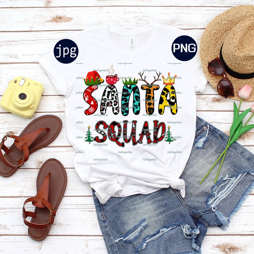 Santa Squad Png, Kids Christmas Png, Christmas Squad Png, Christmas ...