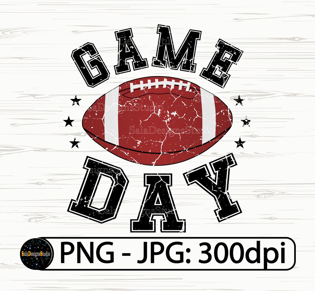 Retro Varsity Game Day Football Png, Game Day Png, American Football ...