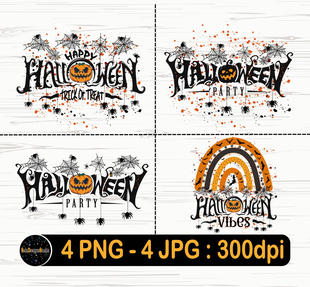 Halloween Vibes PNG Bundle Halloween Party Png Halloween - Etsy