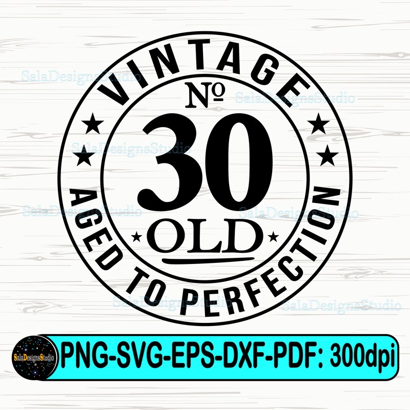 30th Birthday Svg - Etsy