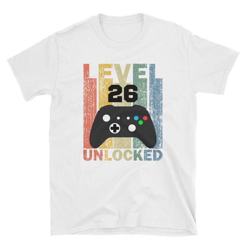 Funny 26th Birthday Unisex T-shirt/ Level 26 Unlocked Gift - Etsy