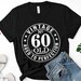 60th Birthday Svg, 60th Svg Png, Old Number 60 Svg, 60th Cut File for ...