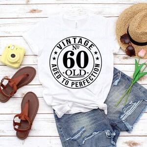 60th Birthday Svg, 60th Svg Png, Old Number 60 Svg, 60th Cut File for ...