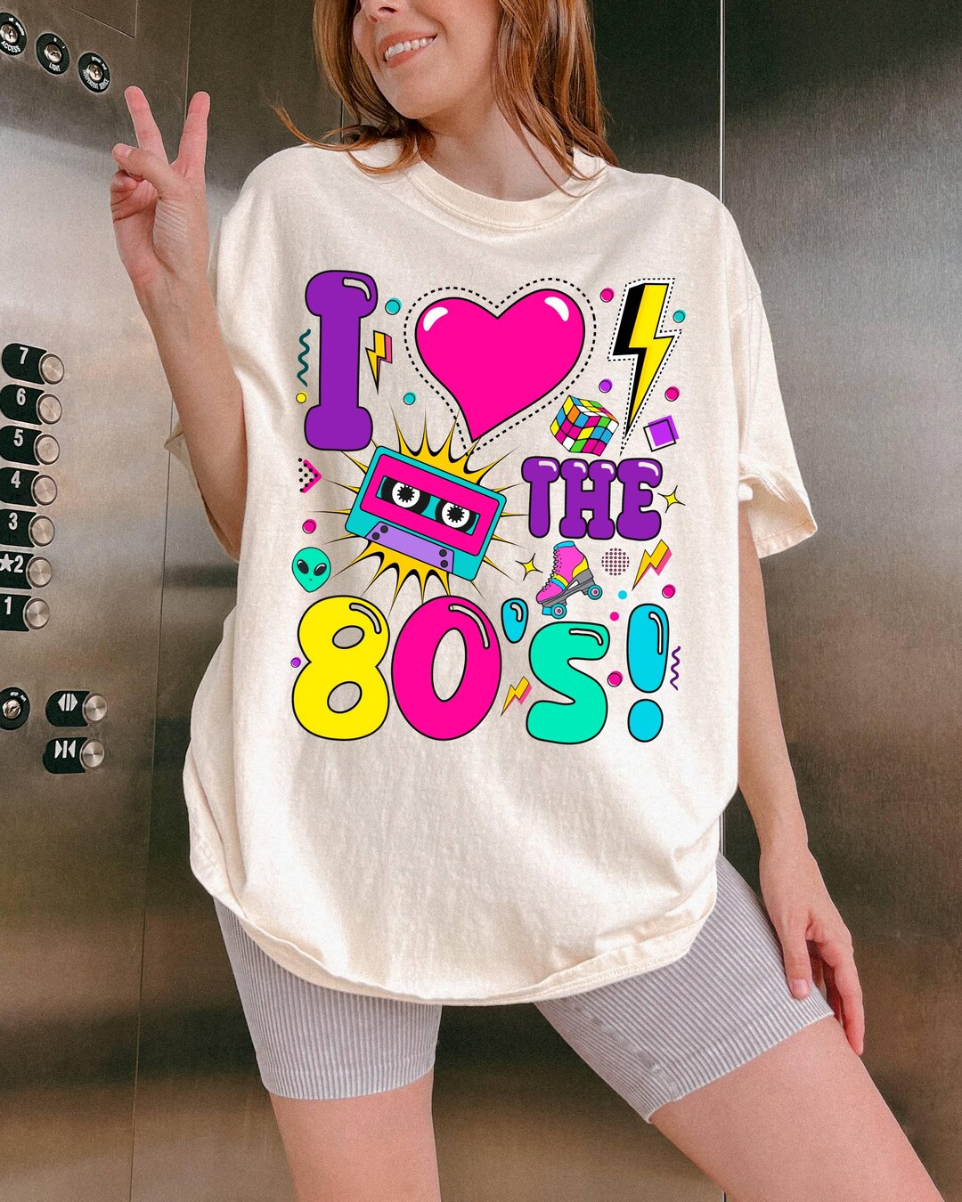 I Love the 80s Comfort Colors Shirt, Eighties Shirt, 80s Birthday Retro ...