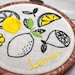 Lemon Embroidery Pattern/lemon Art Embroidery Kit /cute Lemon Pattern ...