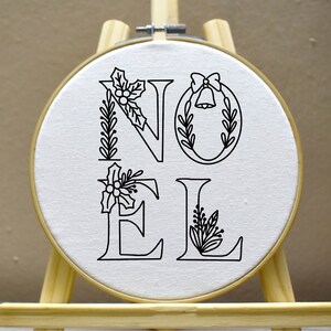 Christmas Embroidery Noel Pattern Embroidery Christmas Ornament Embroidery Pattern Embroidery ...