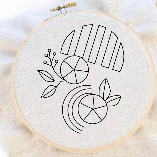 Modern Embroidery - Etsy