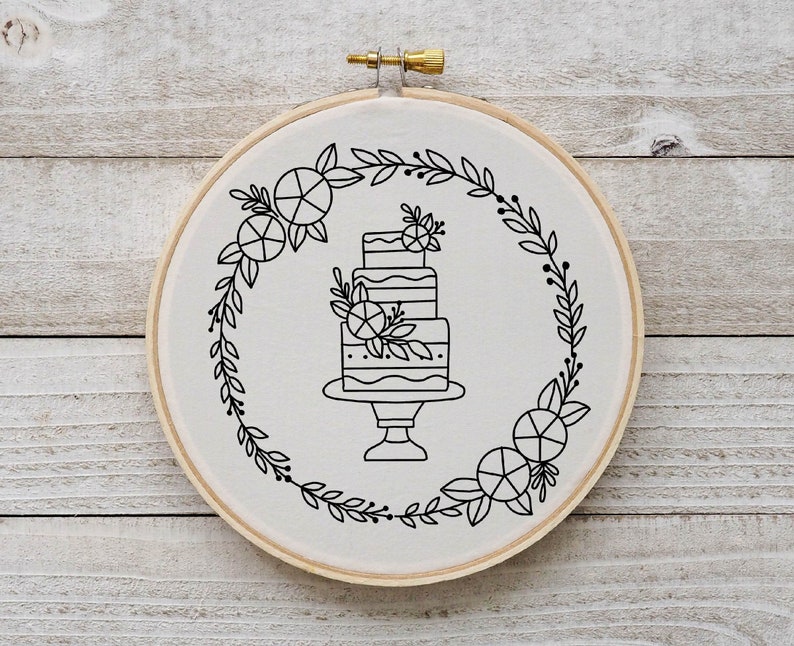 Wedding Embroidery Pattern Wedding Frame Embroidery Wedding - Etsy