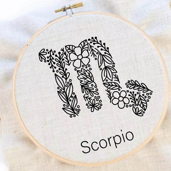 Scorpio Line Art - Etsy