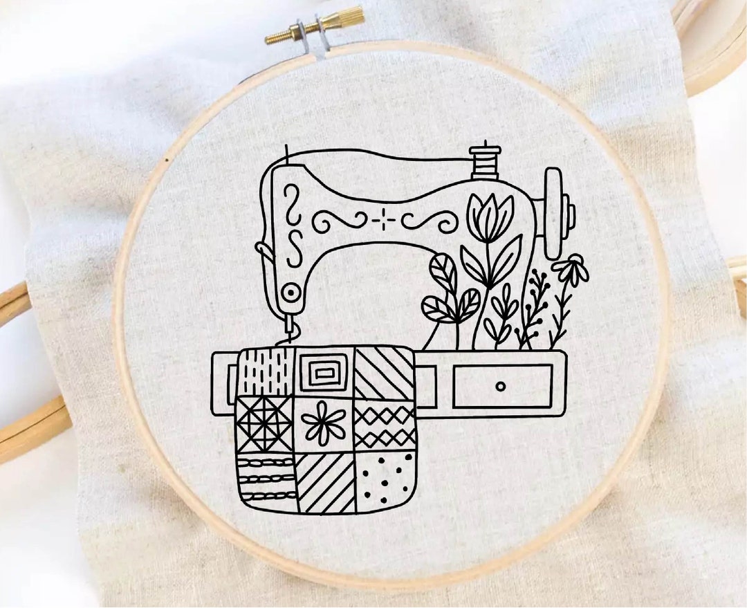 Sewing Machine Embroidery Pattern Sewing Fabric Embroidery Sewing Room ...