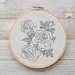 Rose Embroidery Pattern Flower Embroidery Pattern Floral Embroidery ...