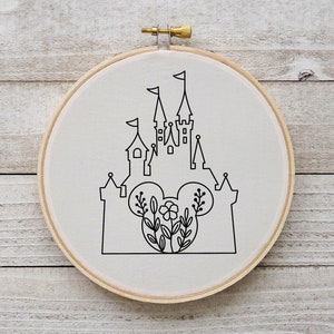 Castle Embroidery Magic Embroidery Princess Embroidery Pattern Magic ...