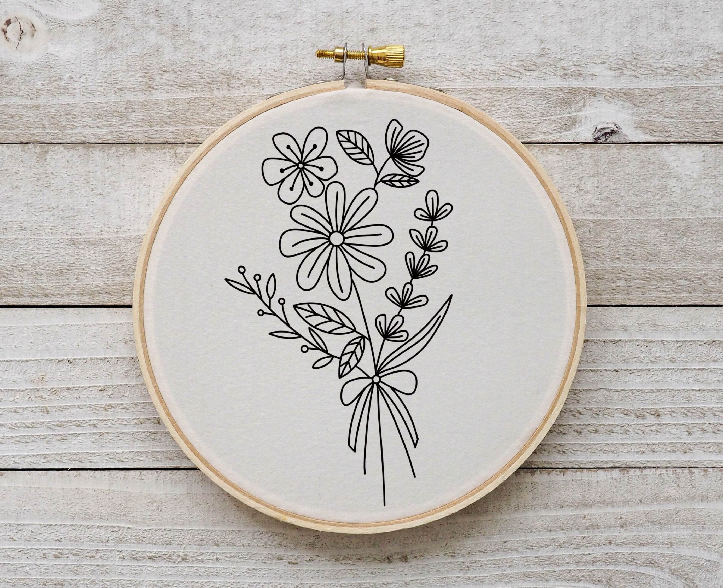 Bundle Set of Hand Embroidery Pattern Design Embroidery Set - Etsy