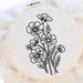 Brain Flower Embroidery Pattern Brain Embroidery Organ Embroidery ...