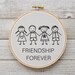 Friendship Embroidery Pattern Kid Hand Embroidery Pattern Cute - Etsy