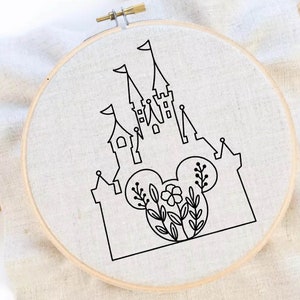 Castle Embroidery Magic Embroidery Princess Embroidery Pattern Magic ...