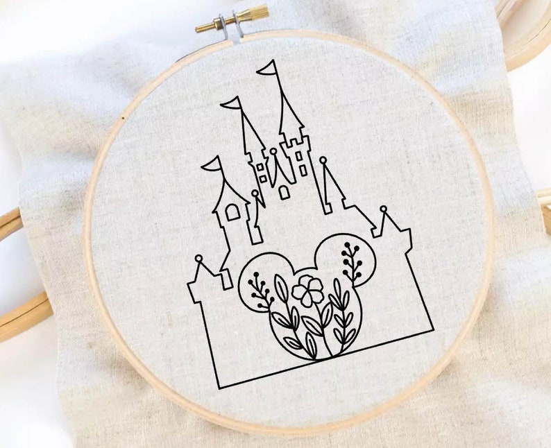 Castle Embroidery Magic Embroidery Princess Embroidery Pattern Magic ...