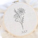 Birth Month Flower Embroidery Pattern July Flower Embroidery Water Lily ...