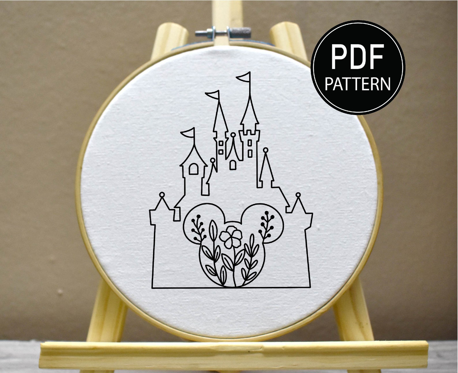 Castle Embroidery Magic Embroidery Princess Embroidery Pattern Magic ...