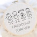 Friendship Embroidery Pattern Kid Hand Embroidery Pattern Cute - Etsy