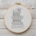 Stack of Books Embroidery Pattern Reading Embroidery Sampler Pattern ...