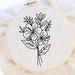 Brain Flower Embroidery Pattern Brain Embroidery Organ Embroidery ...