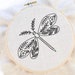 Dragonfly Embroidery Pattern Flower Dragonfly Embroidery Pattern Flower ...