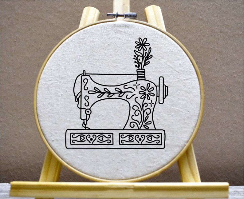Sewing Machine Embroidery Pattern Sewing and Flower Embroidery Sewing ...
