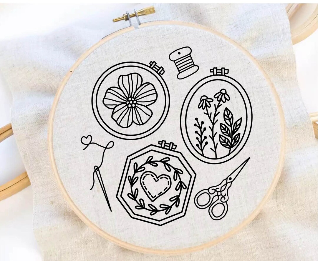 Hoop Art Embroidery Pattern Sewing Embroidery Pattern Sewing Room ...