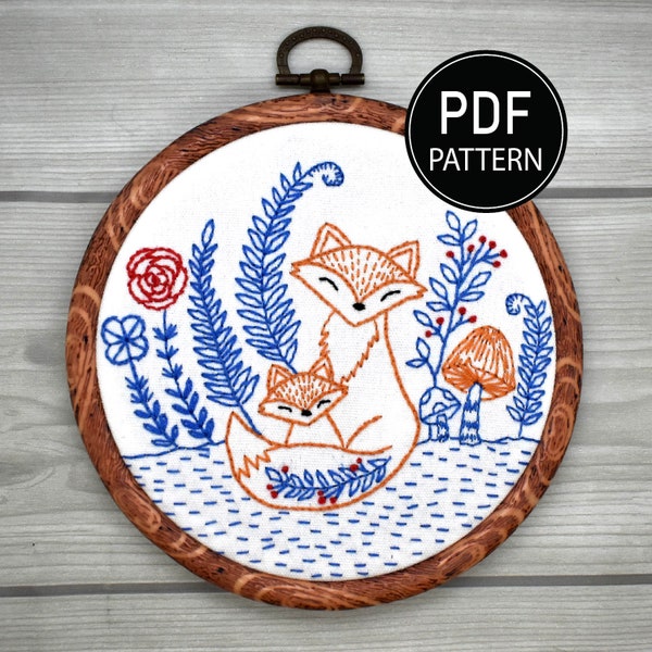 Woodland Embroidery - Etsy