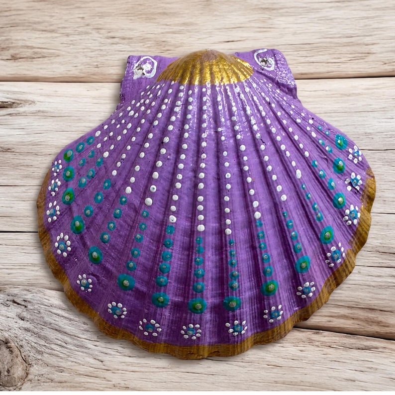 Shell Painting Video Tutorial | Paint a Lilac Scallop Shell | PDF ...