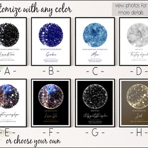 Personalized Gift for Teacher, Alignment of Stars Printable Map, Mentor ...