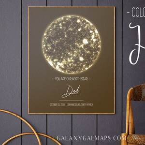Custom Star Map Daddy Daughter Gift Gift from daughter Gift | Etsy