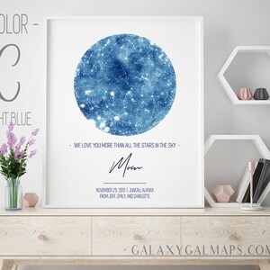 Star Map Print Star Map By Date Poster Night Sky Poster - Etsy.de