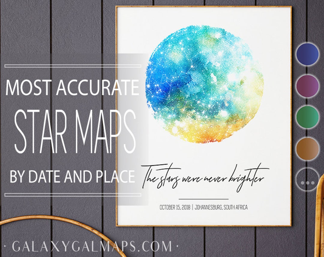 Star Map Birth, Night Sky Star Map, Keepsake Gift, Star Map Kids ...