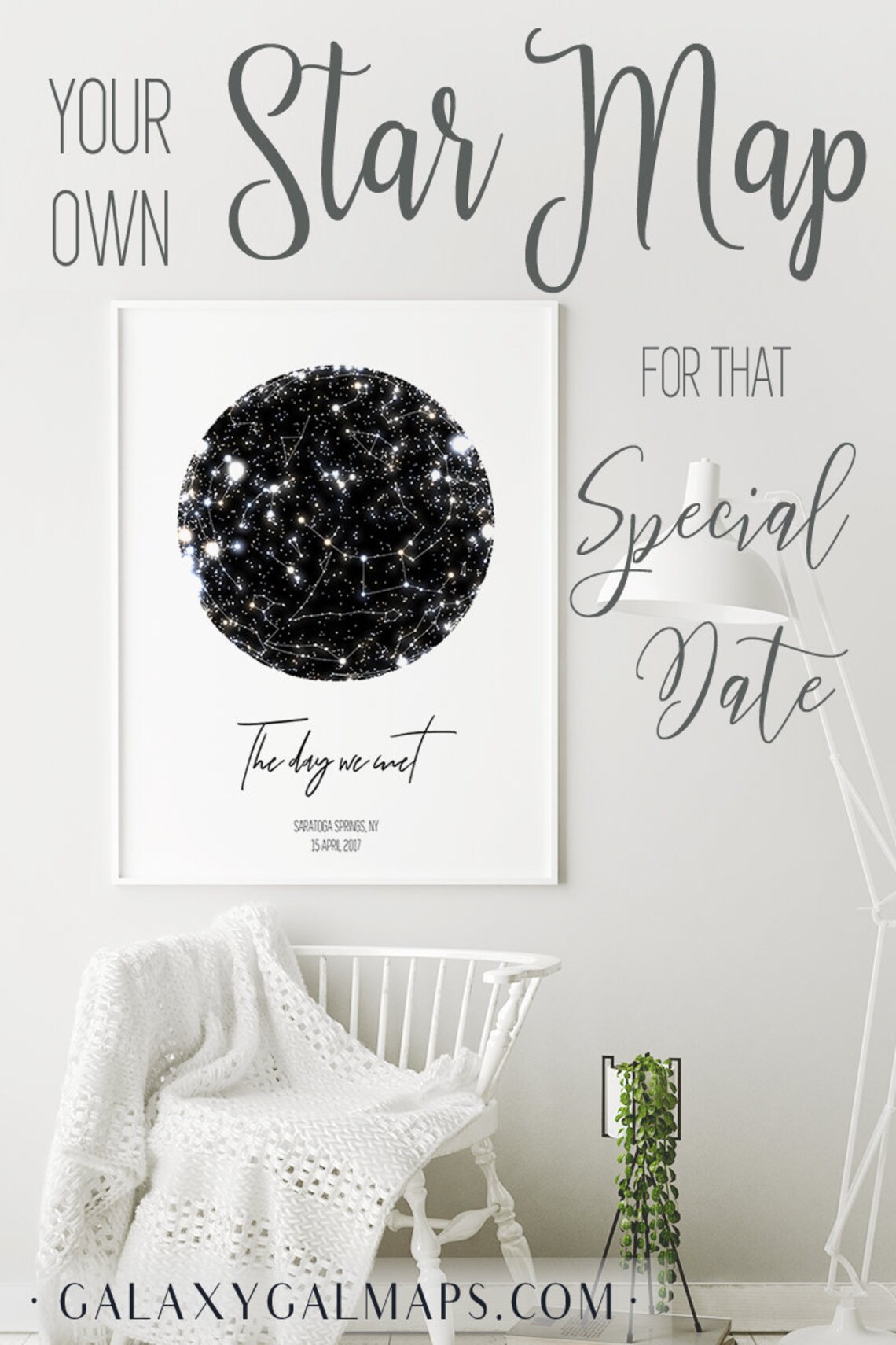 Star Map Print Custom by Date PRINTABLE Star Chart Poster - Etsy