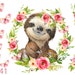 Sloth Embroidery Design SET MINI 4 Sizes Each Design, 20 Files - Etsy