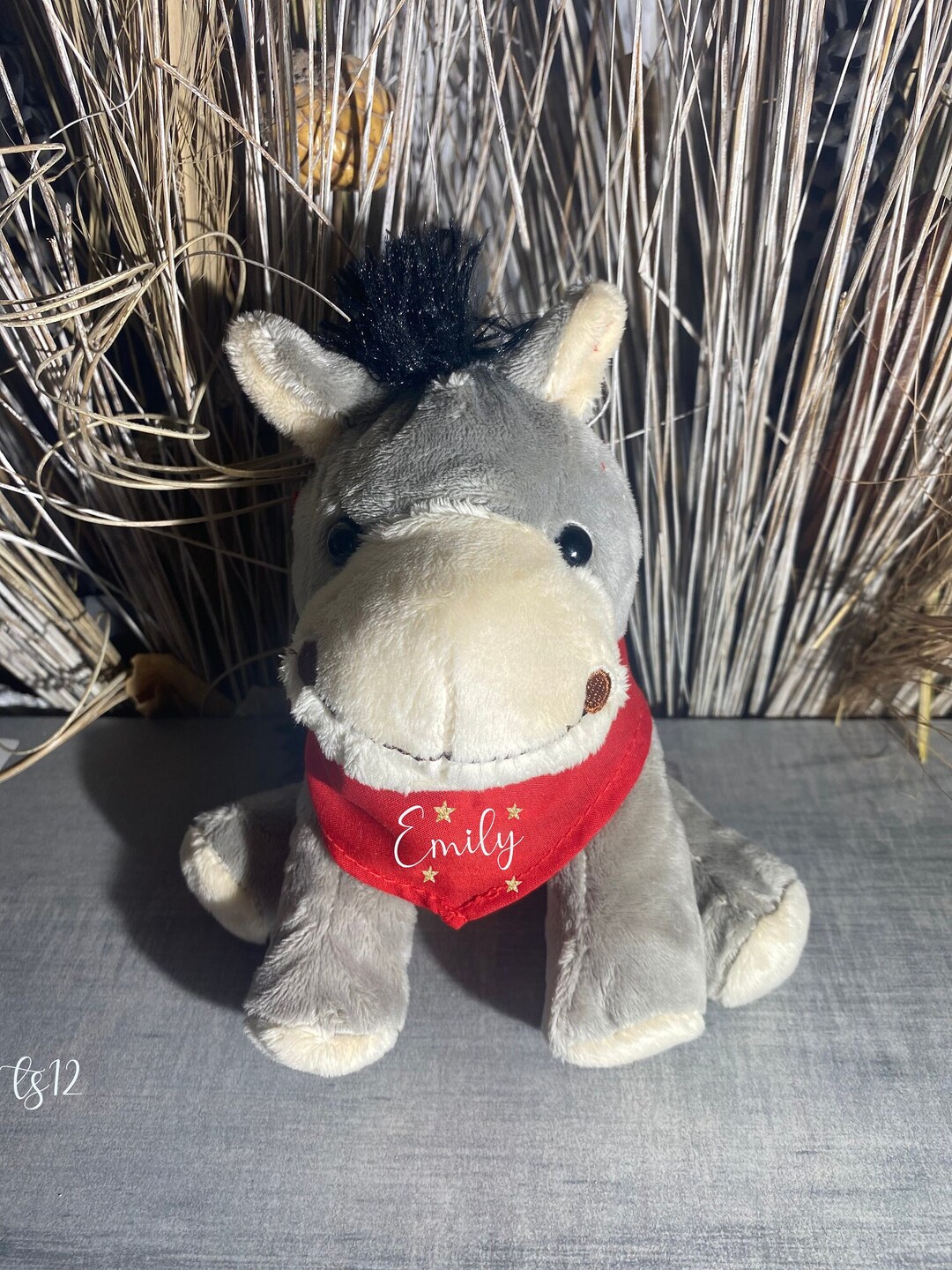 Donkey, Stuffed Animal Personalized, Donkey With Scarf, Donkey With ...