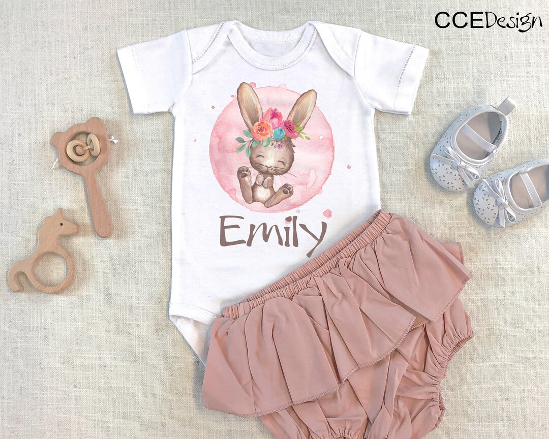 Baby Body Rabbit Personalized Baby Body Baby Name Gift for - Etsy