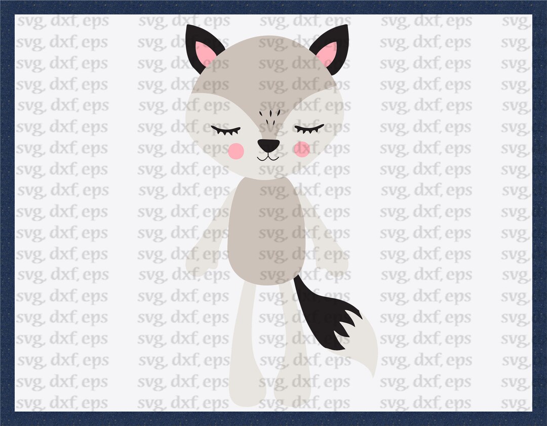 Fuchs Plotterdatei, SVG,DXF,EPS Format, zuckersüß! - Etsy.de