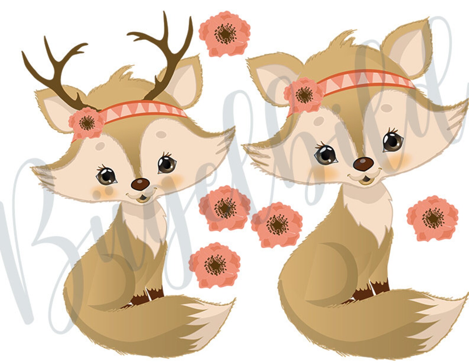 Bügelbild Fuchs Babyfuchs Baby Applikation Decal - Etsy.de