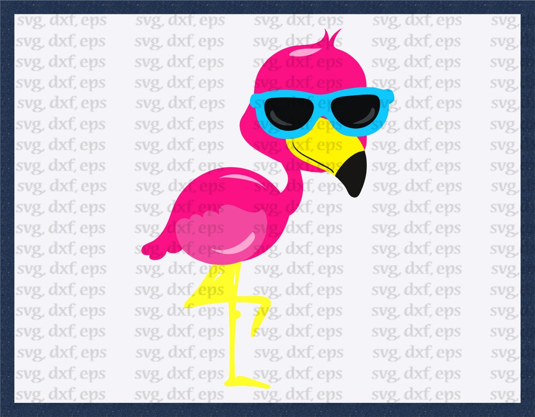 Flamingo Cut File, SVG,DXF,EPS, Plotter File - Etsy