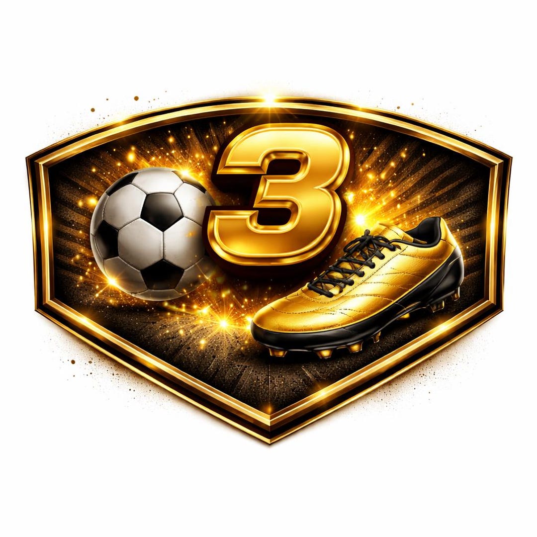 Digital Image of a Boy Playing Football, Birthday Number, Download ...